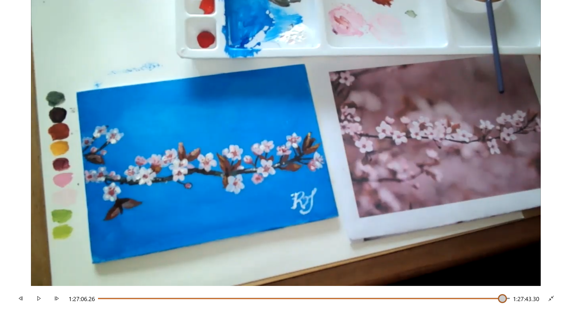'Painting Cherry Blossom' Video Tutorial & Downloadable PDF Guide ...